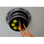 Cable Entry Bulkhead suitable for 4" (110mm) Duct CTB-7450B