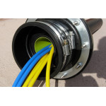 Cable Entry Bulkhead suitable for 5" (125mm) Duct to Seal up to 9 cable ...